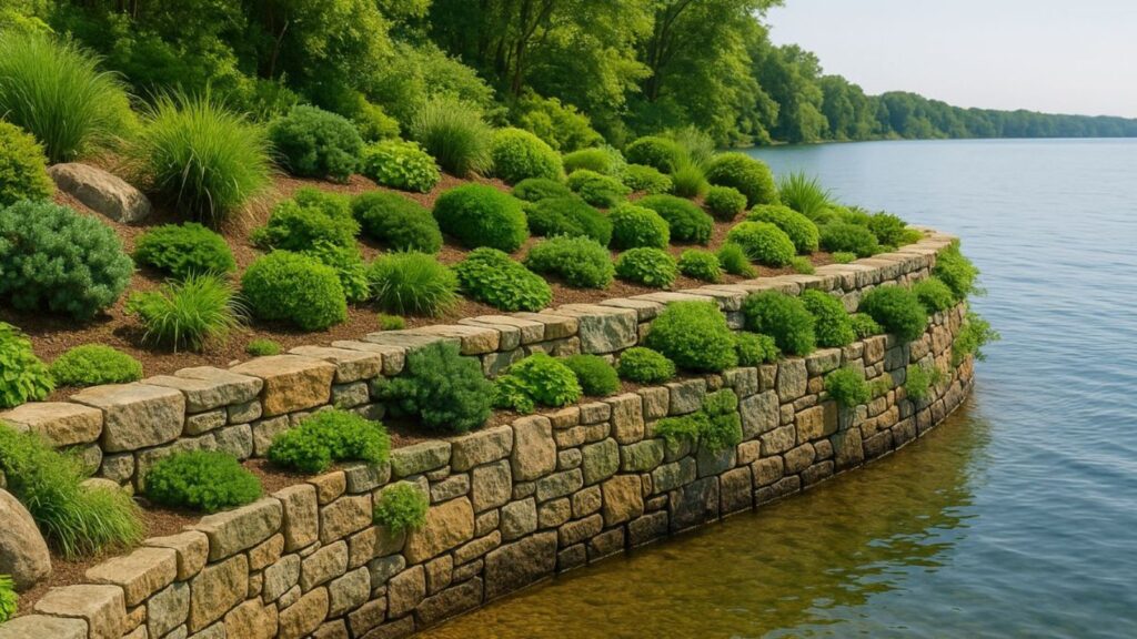 The Best Retaining Wall Materials for Waterfront Views | Omaha ...